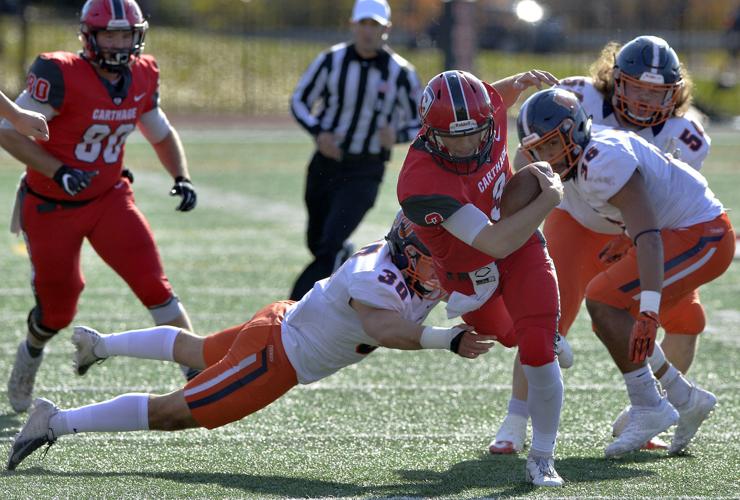 Thunder rolls past Carthage football