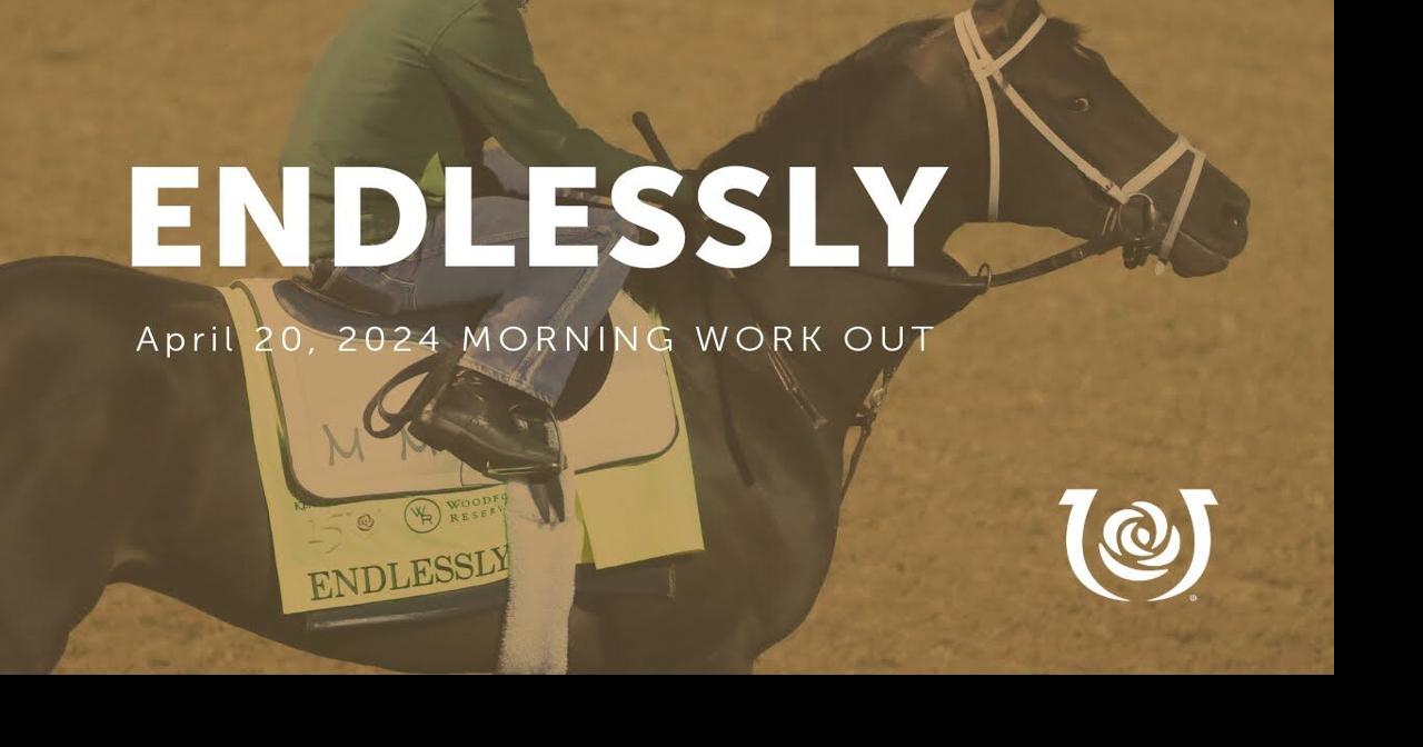 Endlessly works under the Twin Spires in preparation for the Kentucky ...