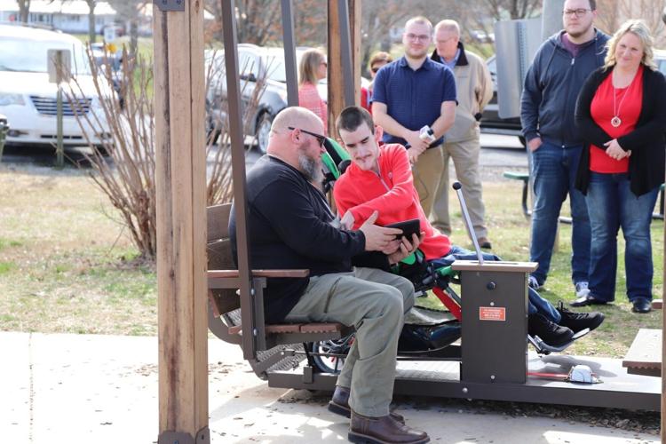 Accessible swing now at DeBow Park | News | Kentucky New Era