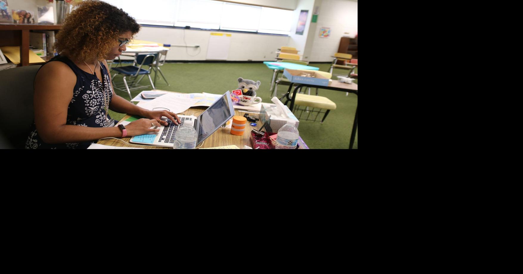 Photos: LCPS teachers take on first day of remote learning | Local News ...