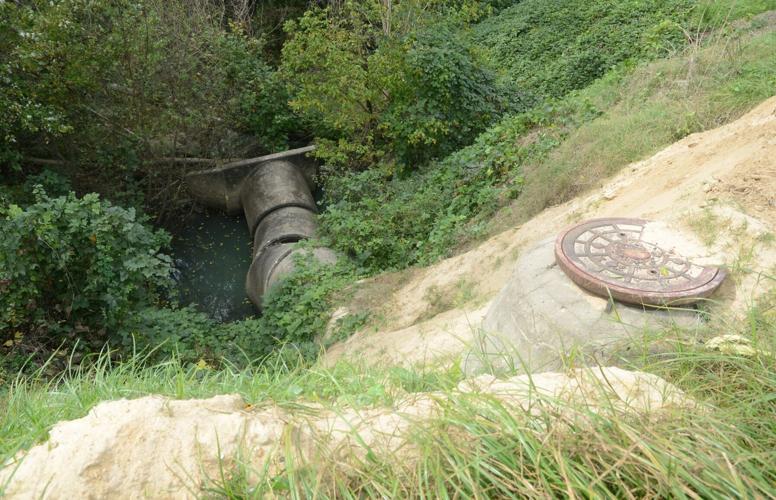 Slope erosion causes outfall to fail | Local News | kinston.com