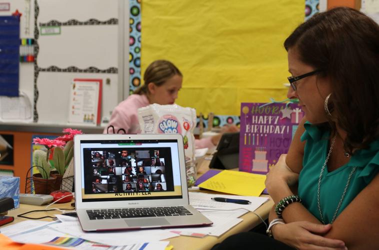 Photos: LCPS teachers take on first day of remote learning | Local News ...