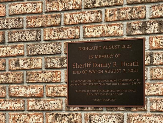 Jones County Sheriff's Office dedicated to the late Sheriff Heath on ...