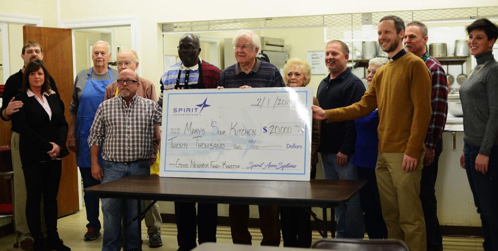 Mary's Kitchen gets largest donation from Spirit | Local News | kinston.com