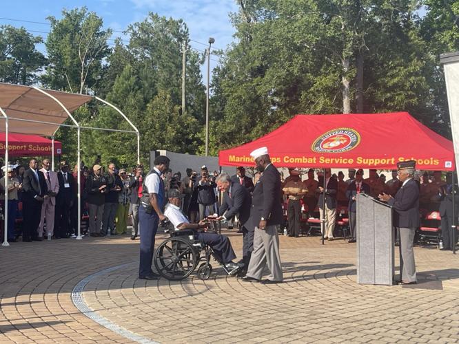 Largest gathering of Montford Point Marines in a decade honored in ...