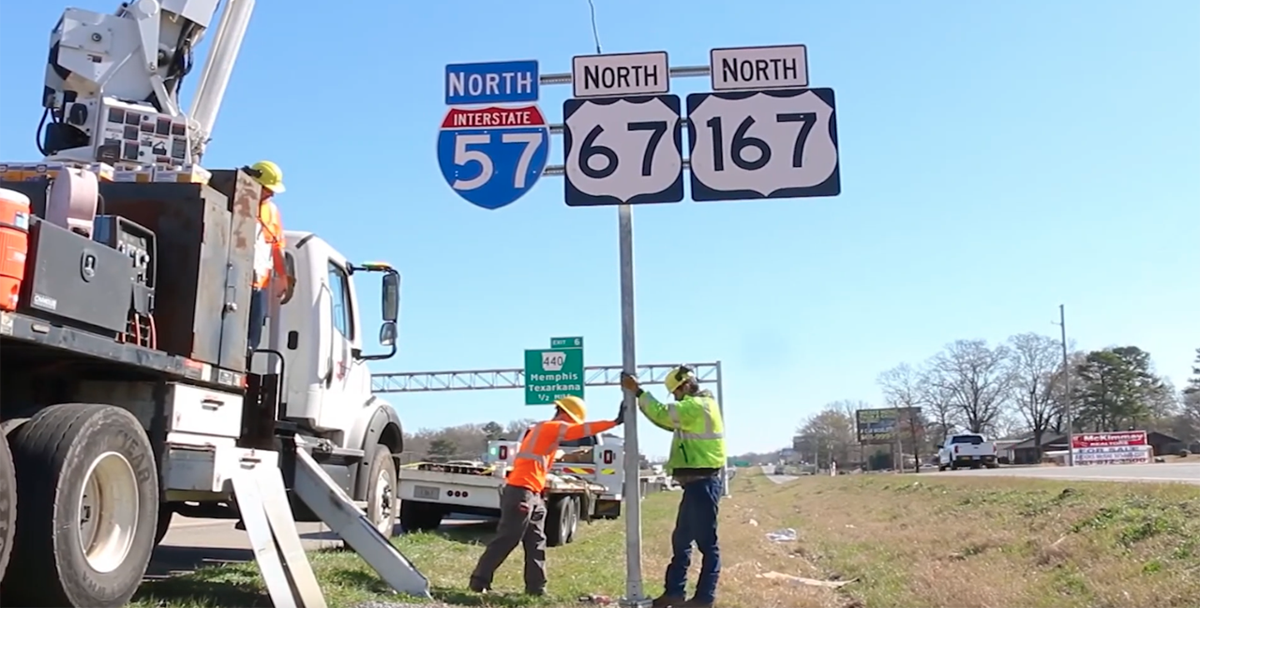 New I-57 signs replace old Highway 67 markers in Northeast Arkansas ...