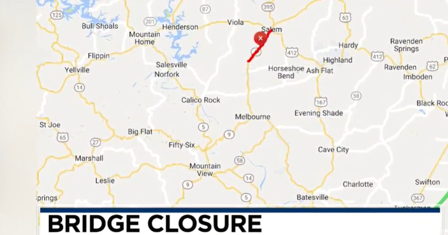 ARDOT announces bridge closure in Fulton Co. | News | kjnbtv.com