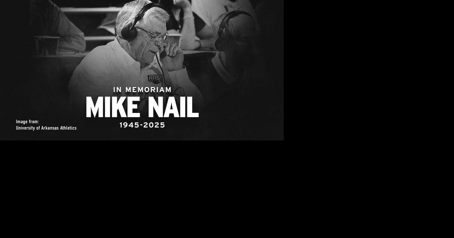 Mike Nail, former voice of Razorback basketball, dies at 80 | Sports ...