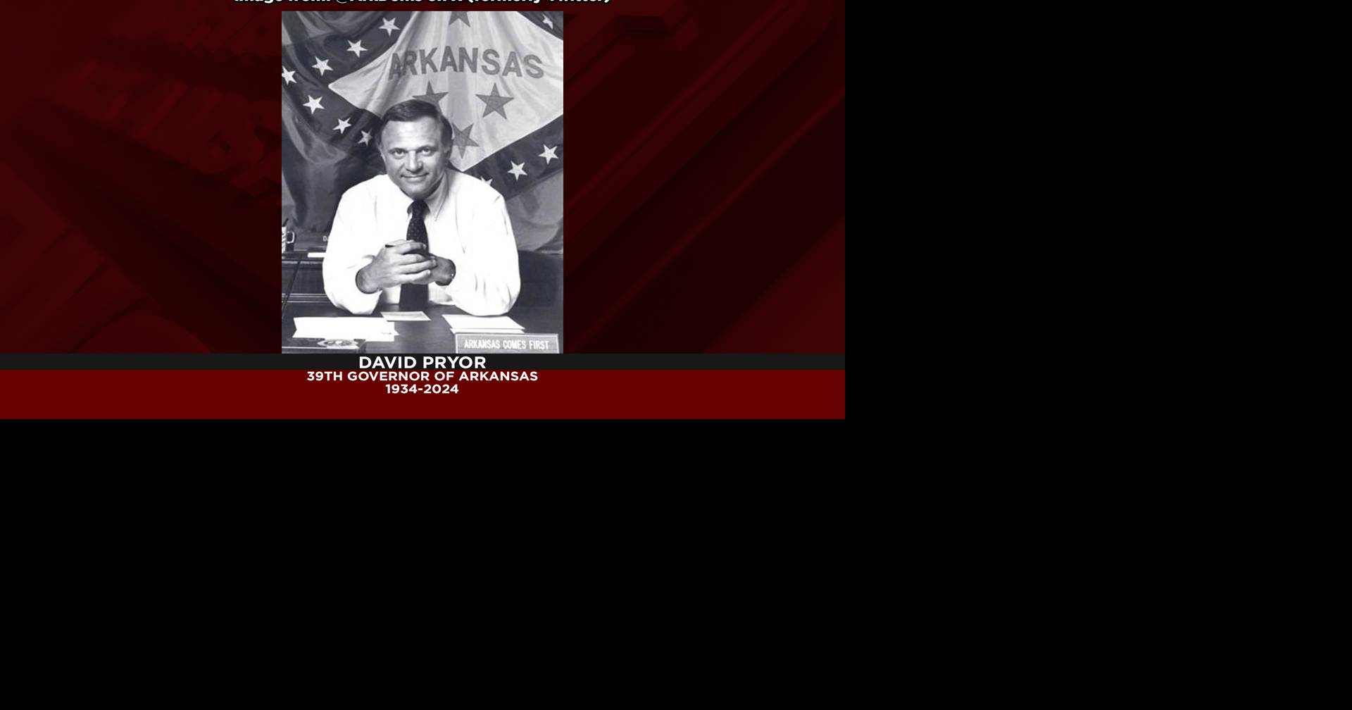 DAVID PRYOR 1934-2024: Arkansas remembers beloved Governor, U.S ...
