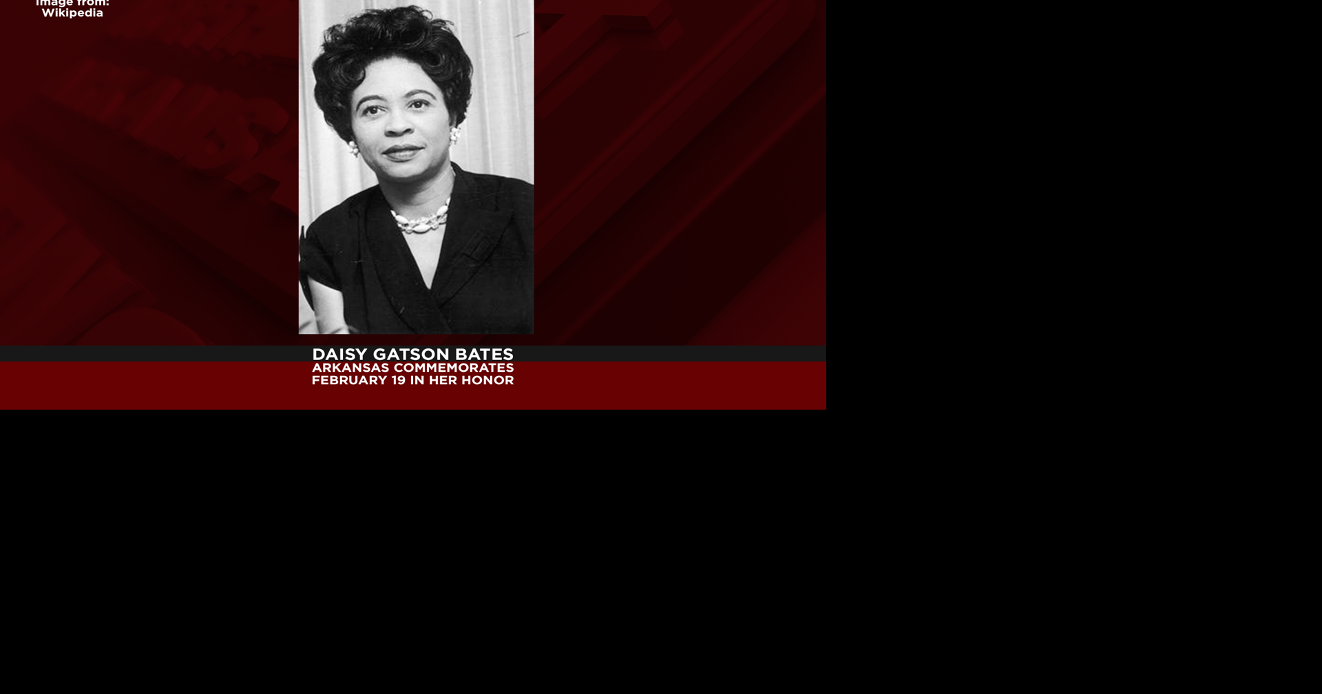 Arkansas commemorates Daisy Gatson Bates, civil rights leader, with ...