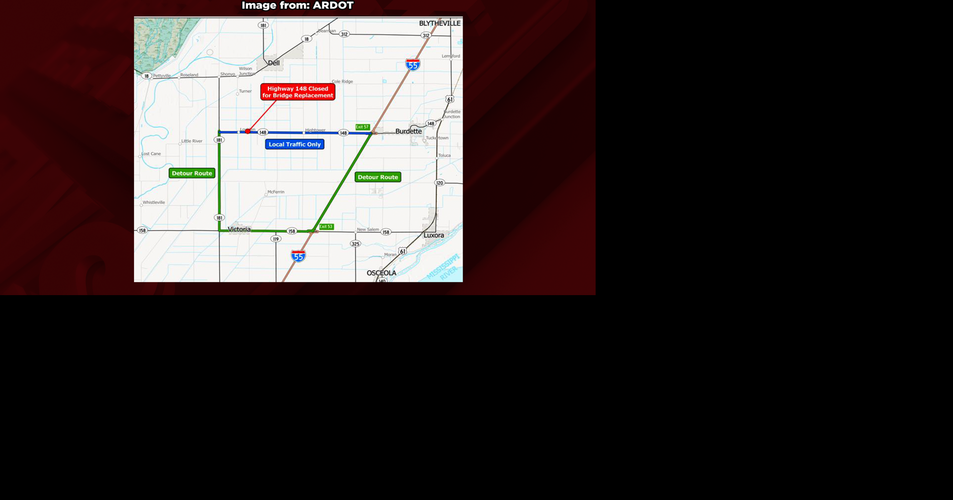 ARDOT replaces bridge on highway 148 near Lowden | Homepage | kjnbtv.com