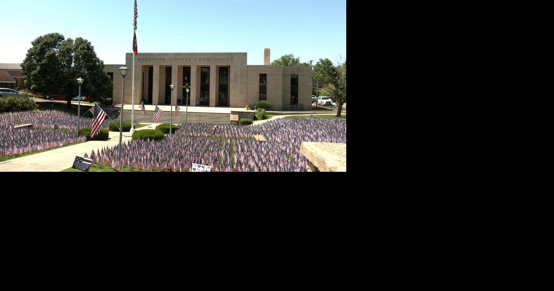 Thousands of flags honor fallen Arkansas soldiers at Randolph County Courthouse | Local & State ...