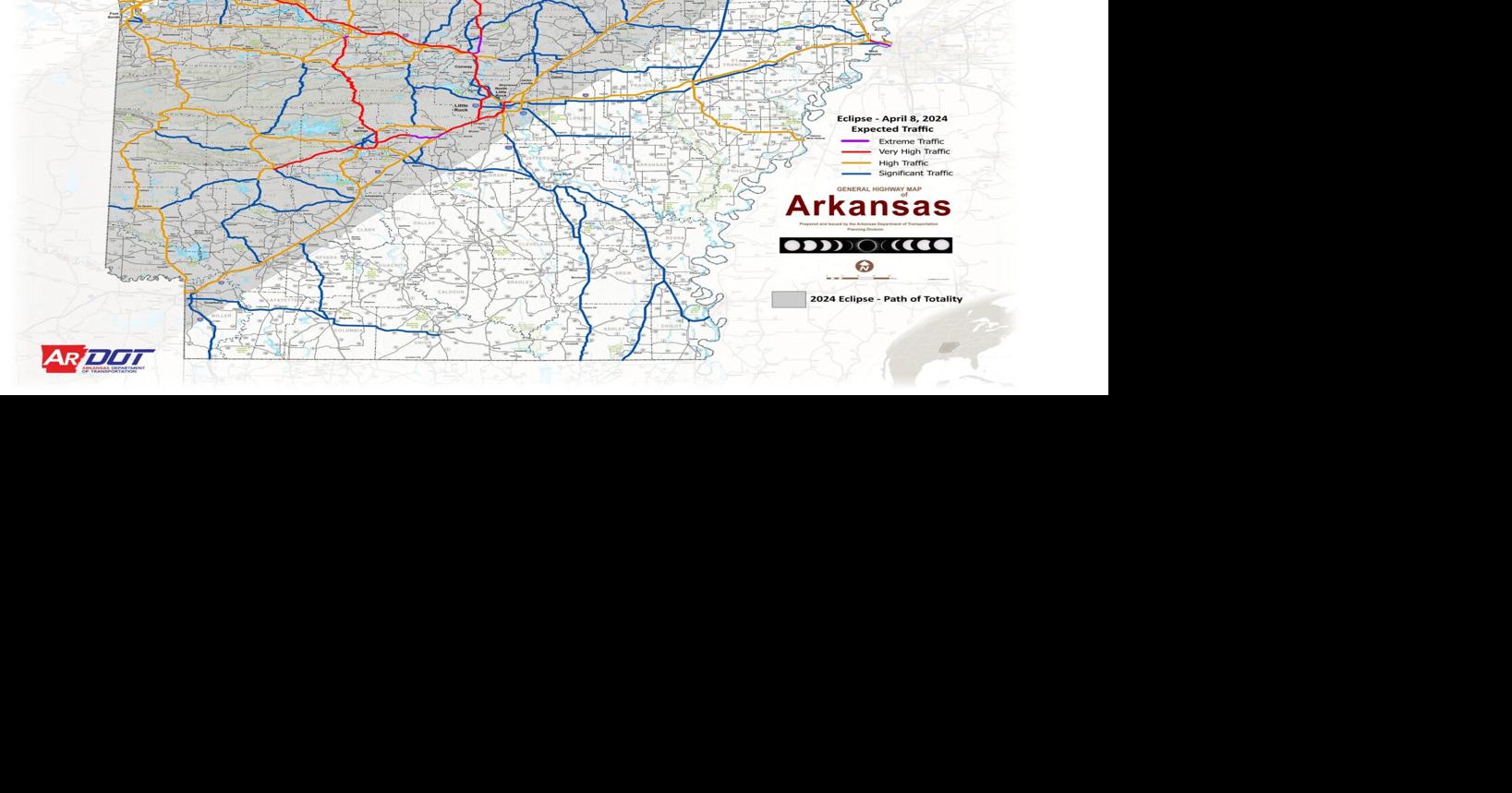 ARDOT releases solar eclipse traffic map | | kjnbtv.com