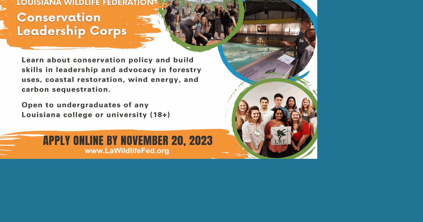 Louisiana Wildlife Federation Now Accepting Applications for ...
