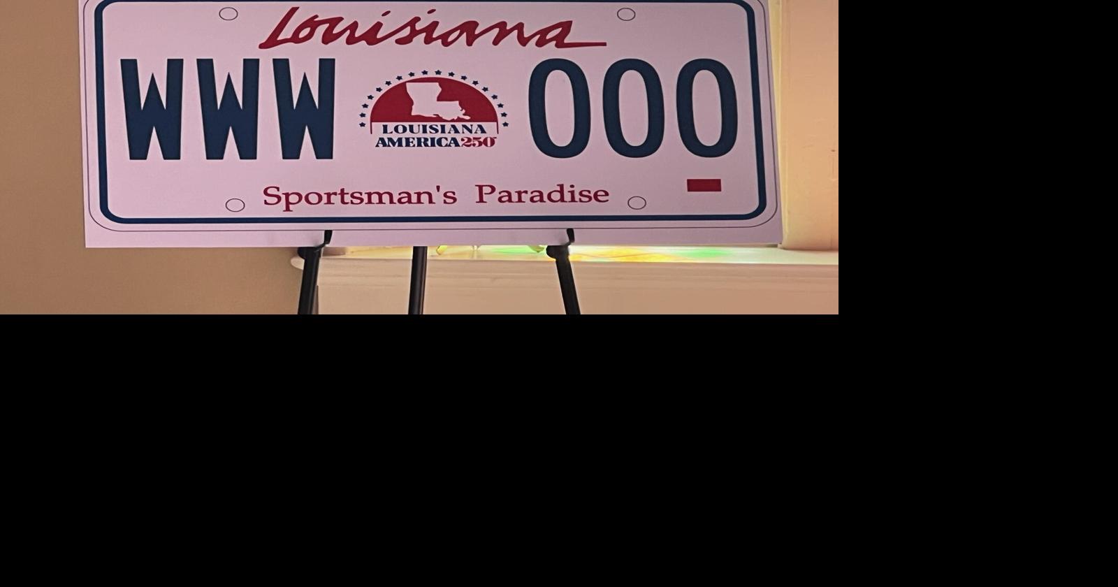 Louisiana "America 250" State Commission unveils new state license ...