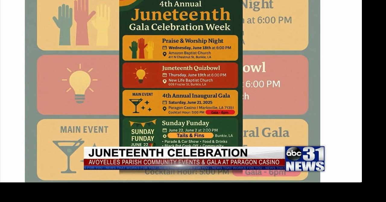 4th Annual Juneteenth Gala Celebration Week Preview | News | klax-tv.com