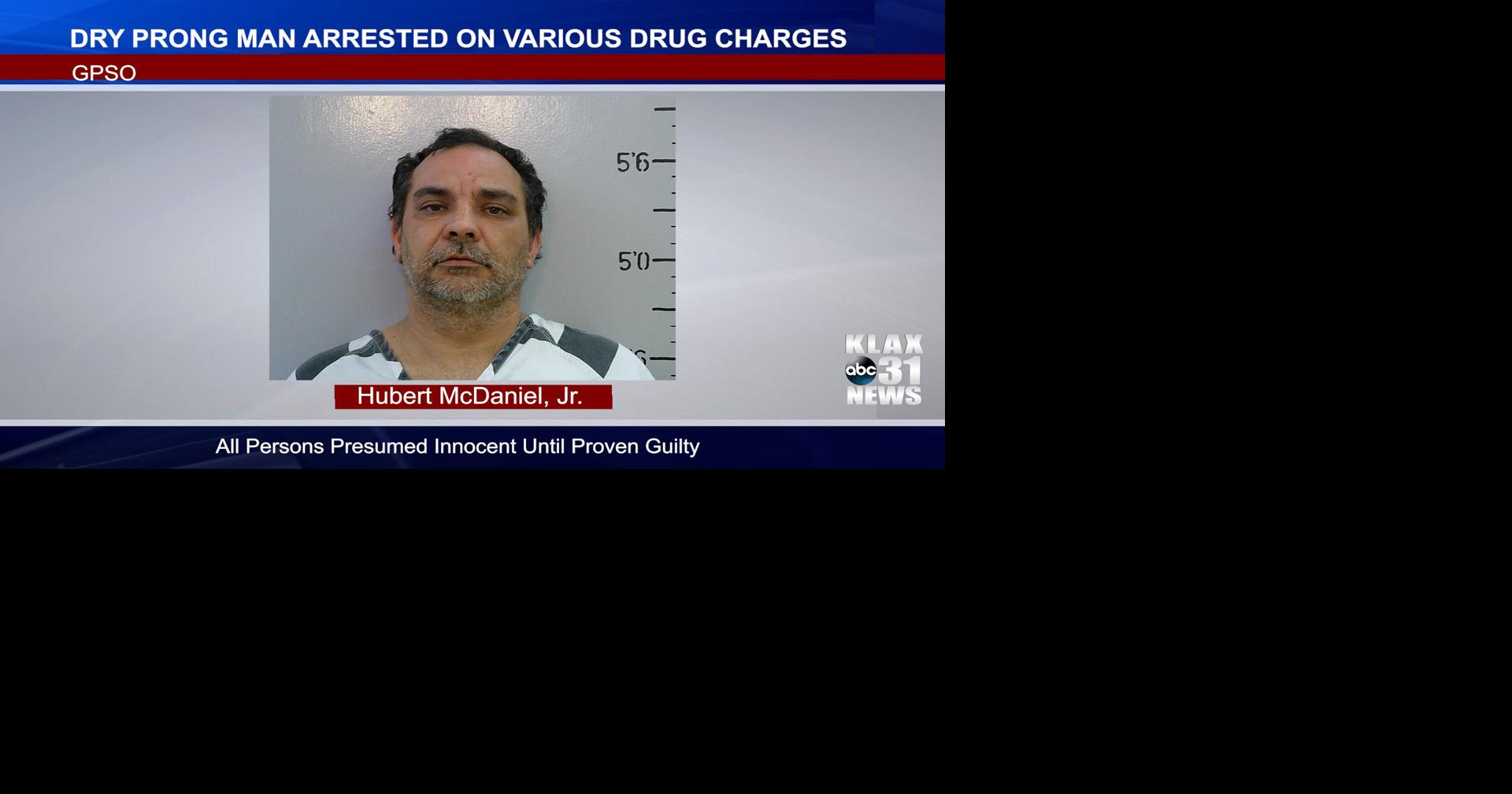 Dry Prong Man Arrested on Various Drug Charges | News | klax-tv.com