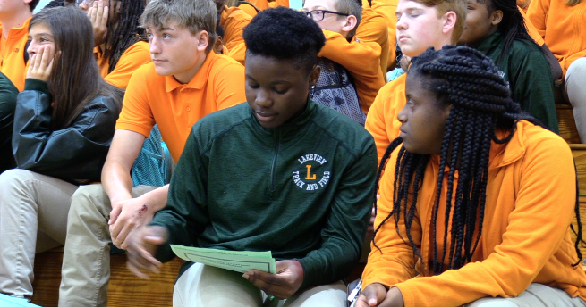 Lakeview junior and senior high school benefits from a 7.3 million ...