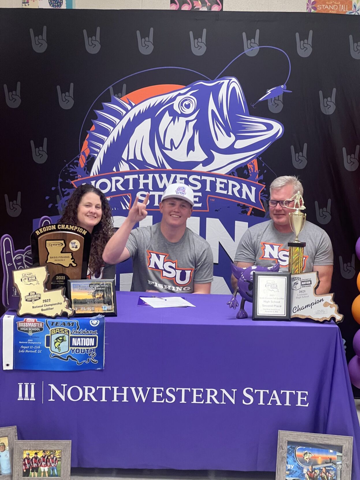 Many High angler signs with NSU’s competitive Fishing Team | Local News ...