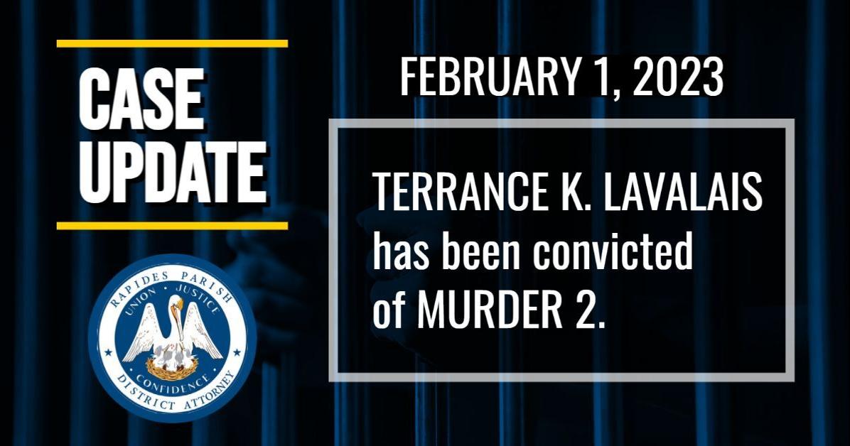 Lavalais pleads guilty in Brooks murder case | Local News | klax-tv.com