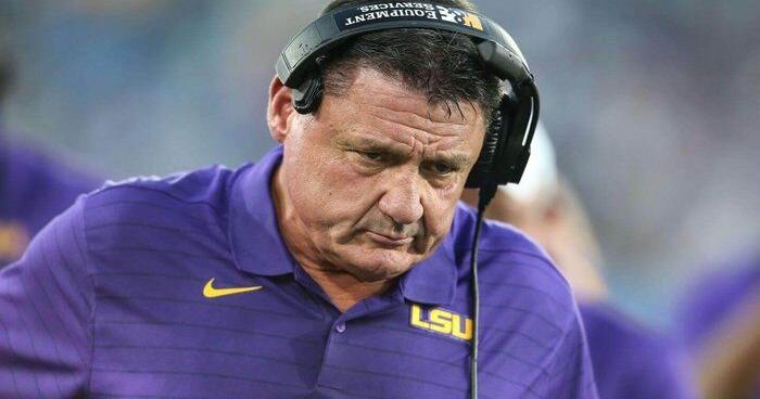 LSU and head football coach Ed Orgeron will part ways at the conclusion of the 2021 season ...