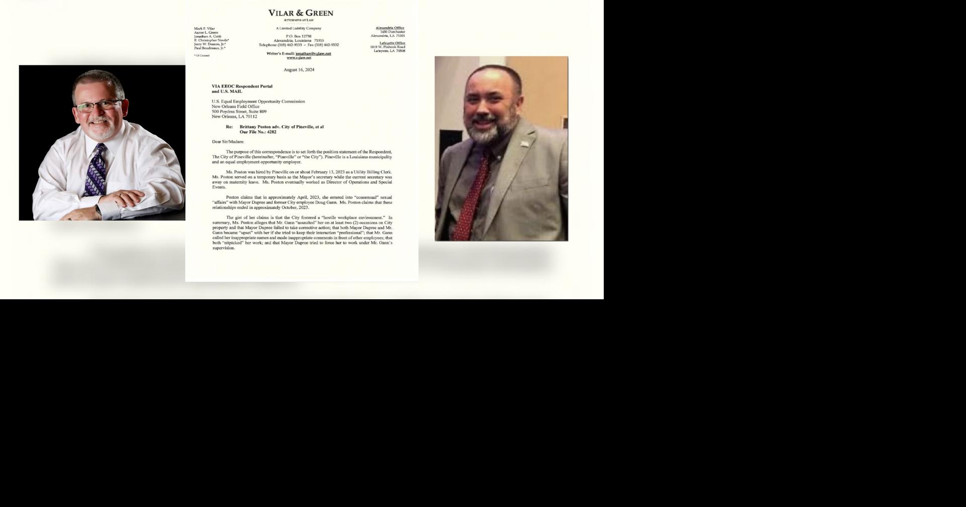 Pineville City Attorney Responds to EEOC Complaint Over Alleged Affairs ...