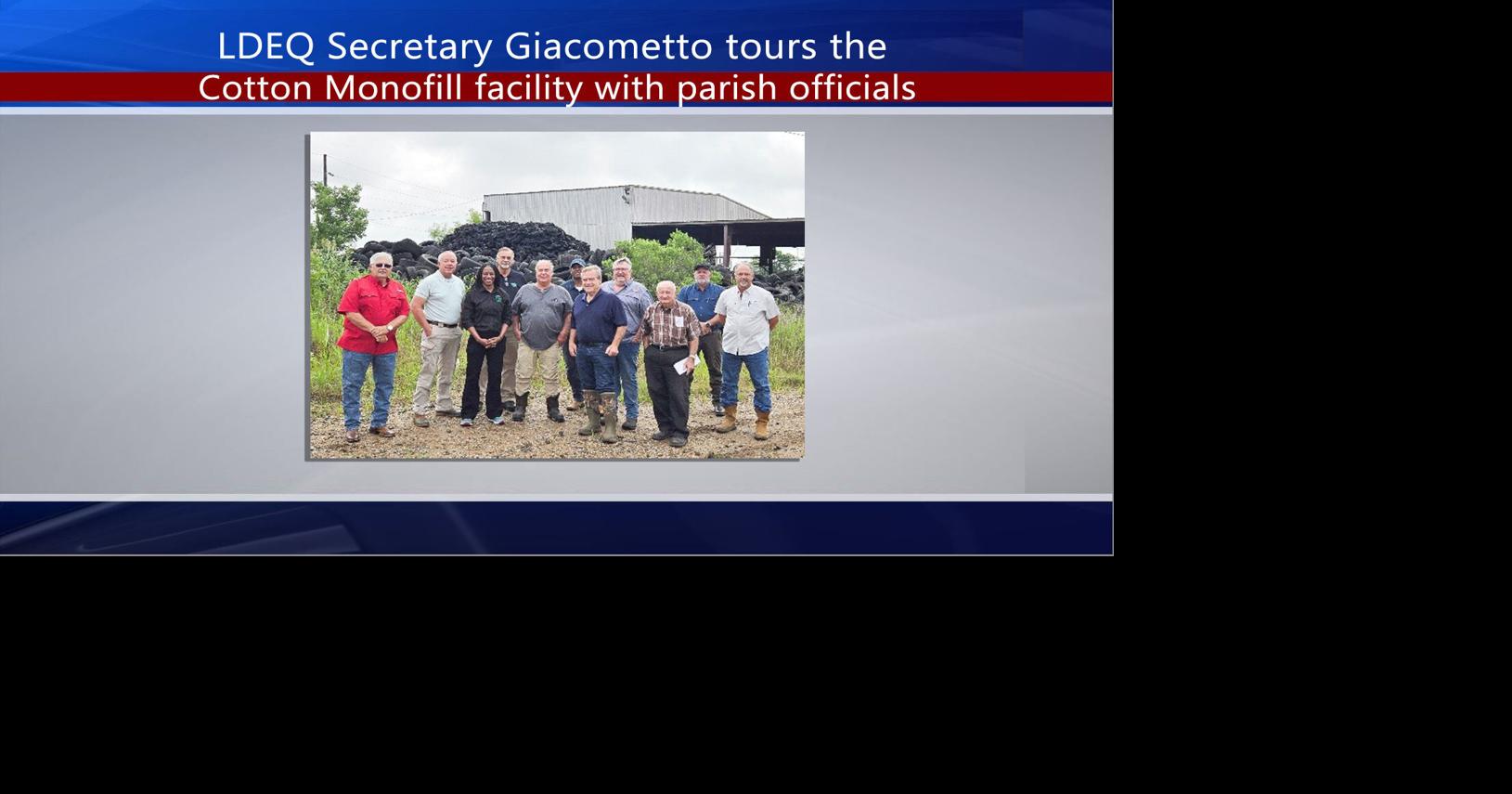 LDEQ Secretary makes second visit to Cottonport Monofill | State News ...