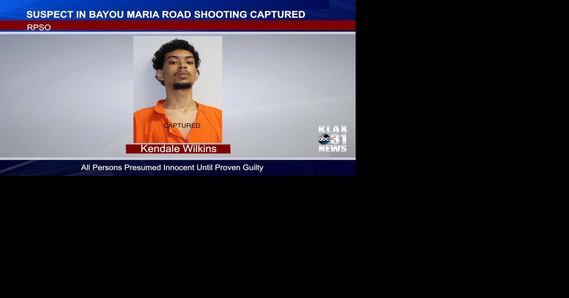 UPDATE - Suspect in Bayou Maria Road shooting captured | News | klax-tv.com