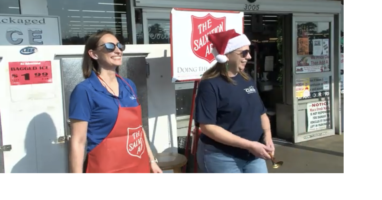 Salvation Army Bell Ringers Volunteer to Give Back to the Homeless ...