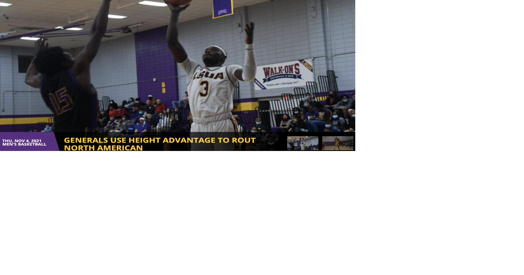LSUA Generals win both games against North American University | Sports ...