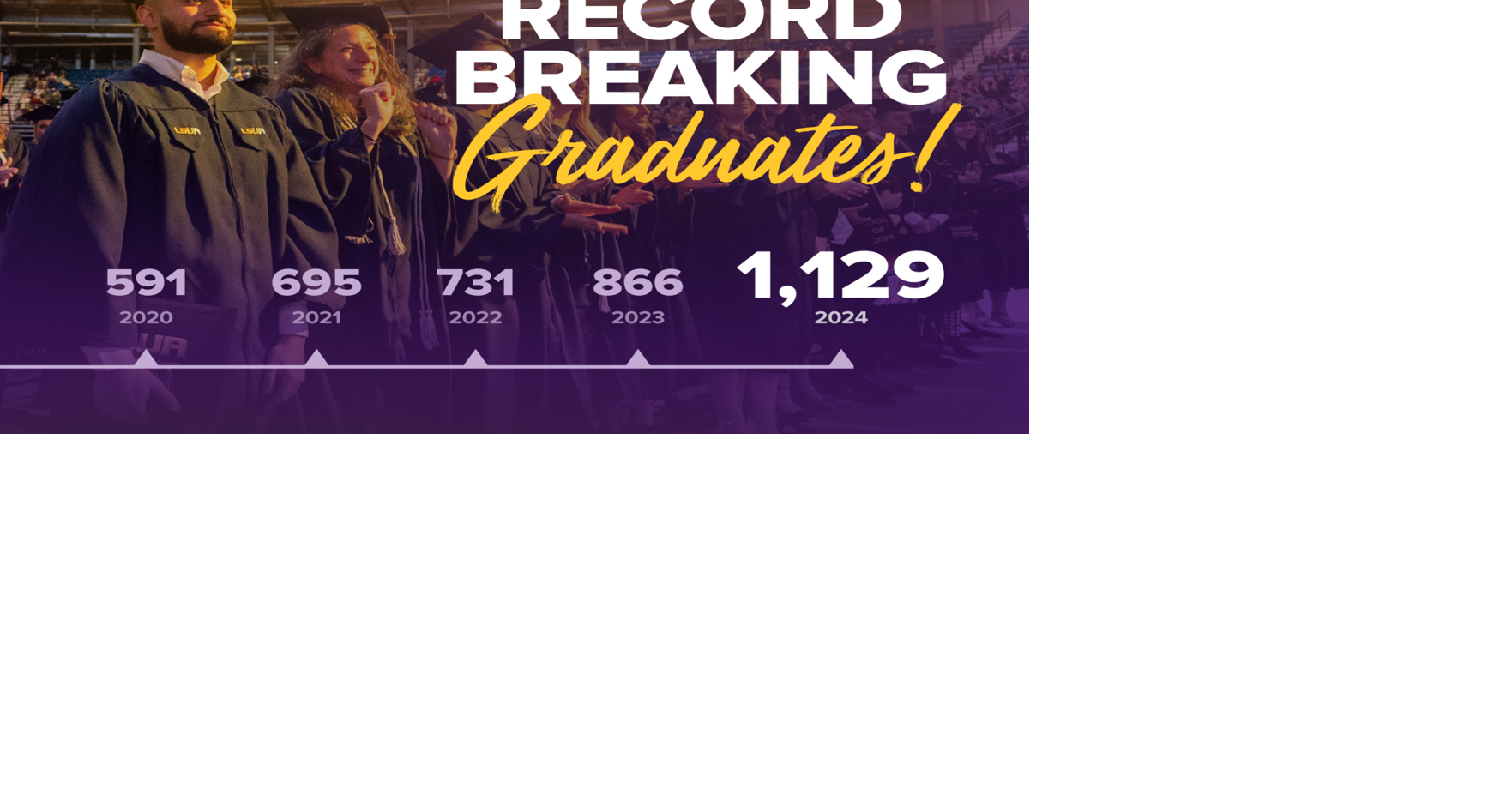 LSUA Celebrates Commencement for its Largest Graduating Class Ever with ...