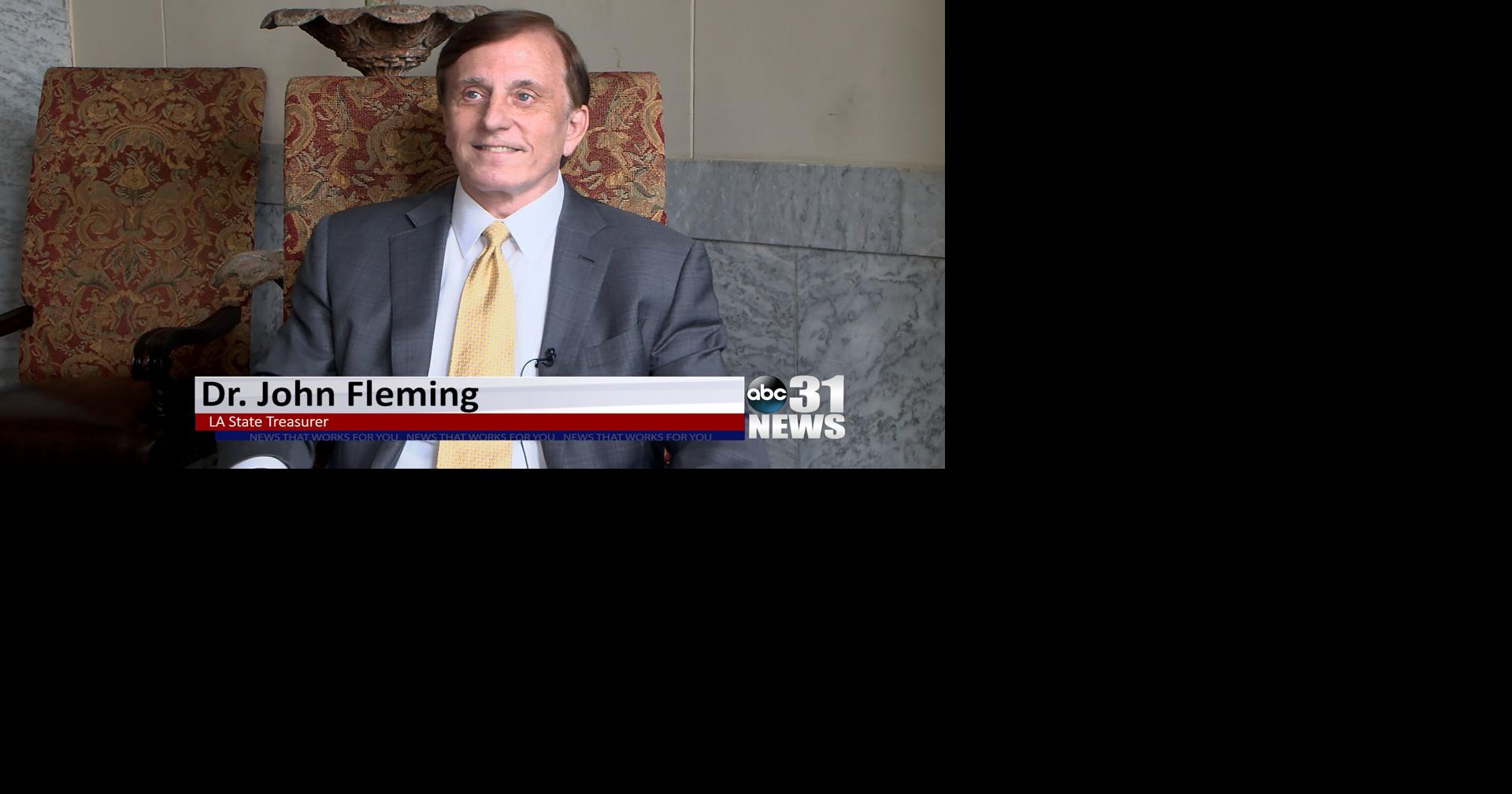 State Treasurer, John Fleming M.D. says the Treasury Department is ...