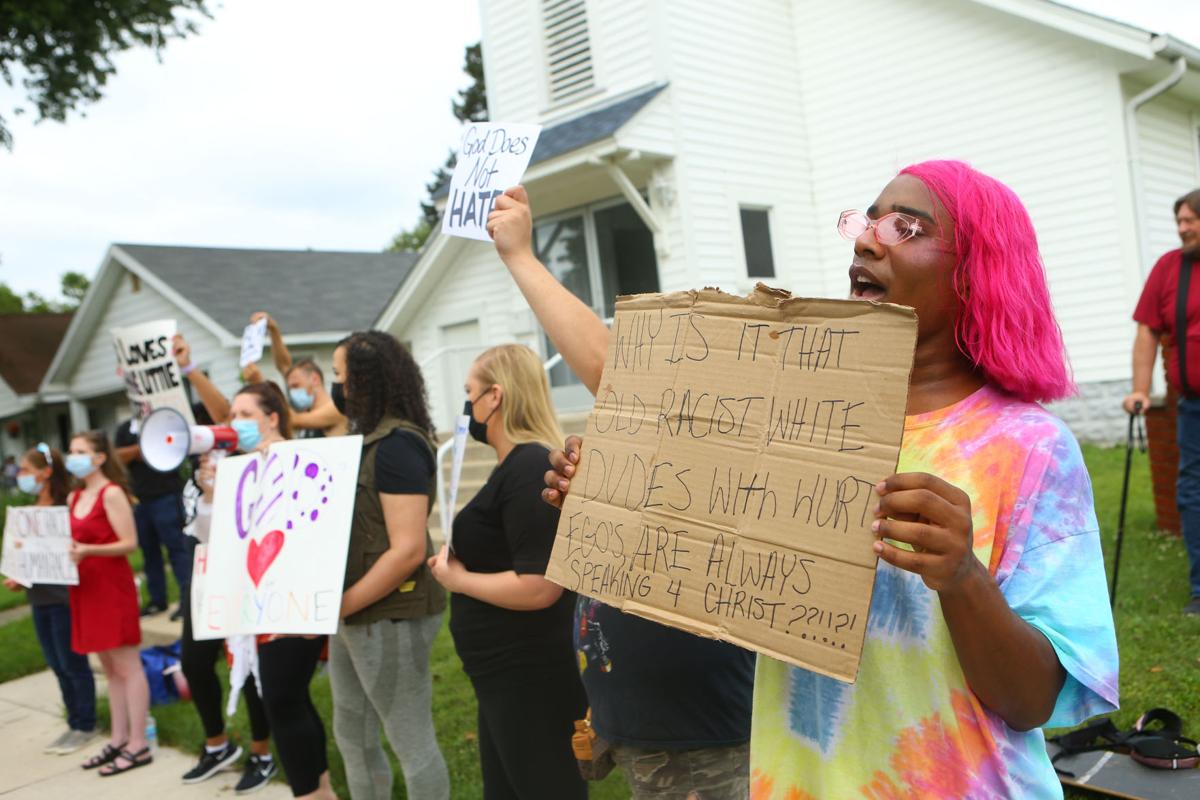 Residents protest local pastor who said, 'God is against mixing races ...