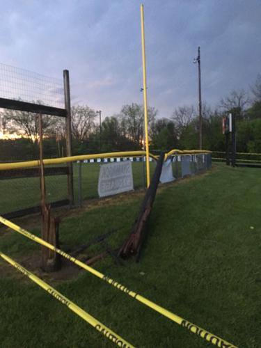Storms damage Greentown baseball field | Local news | kokomotribune.com