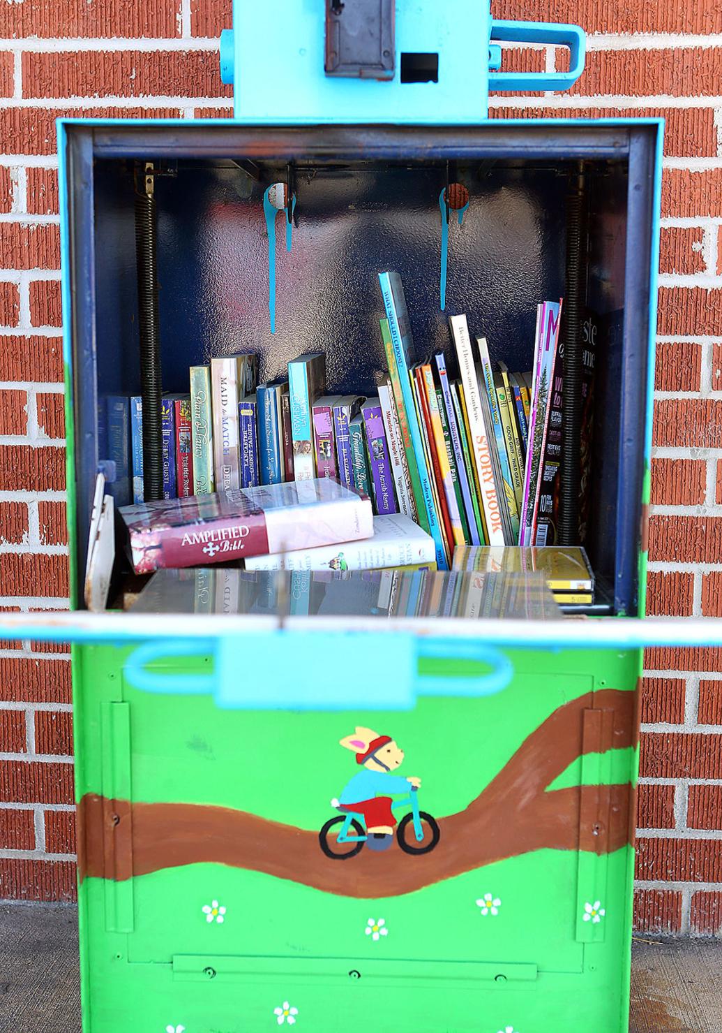 A reading revolution: Flower shop owner converting newspaper boxes into ...