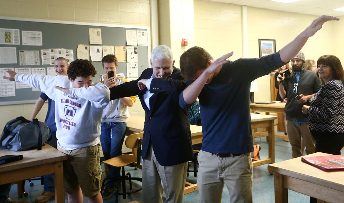 Pence tours vocational classes at Peru High School | News ...