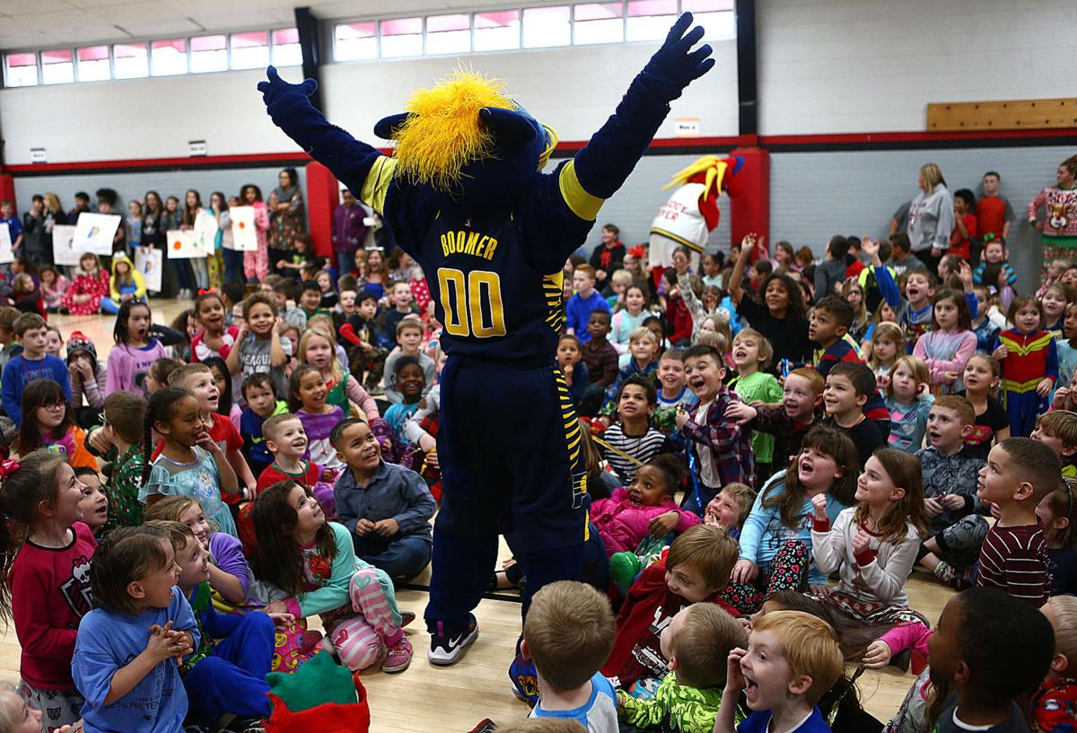 Pacers, KPD surprise Taylor Elementary School students with gifts ...
