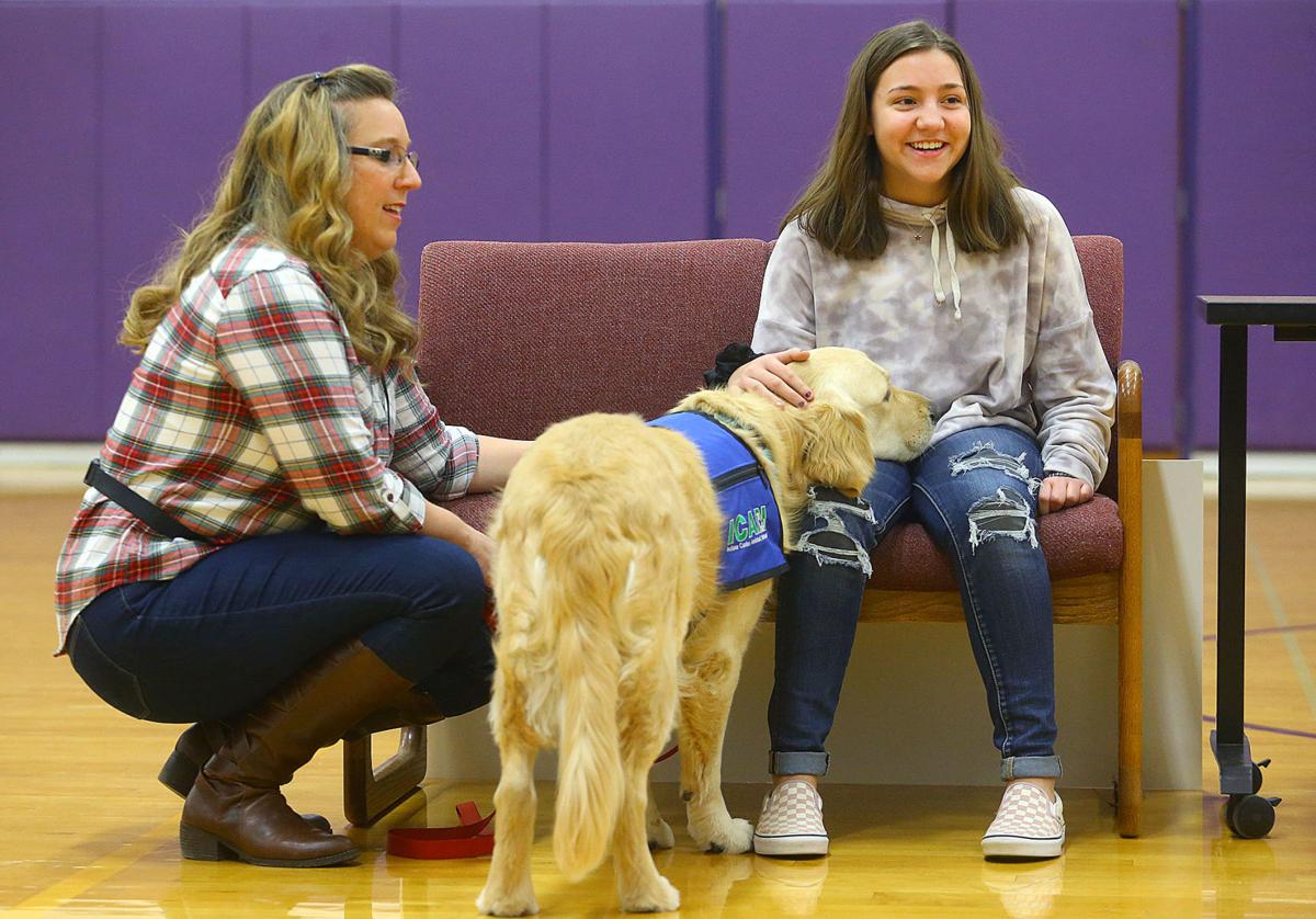 Northwestern Middle School introduces facility dog | Local news ...