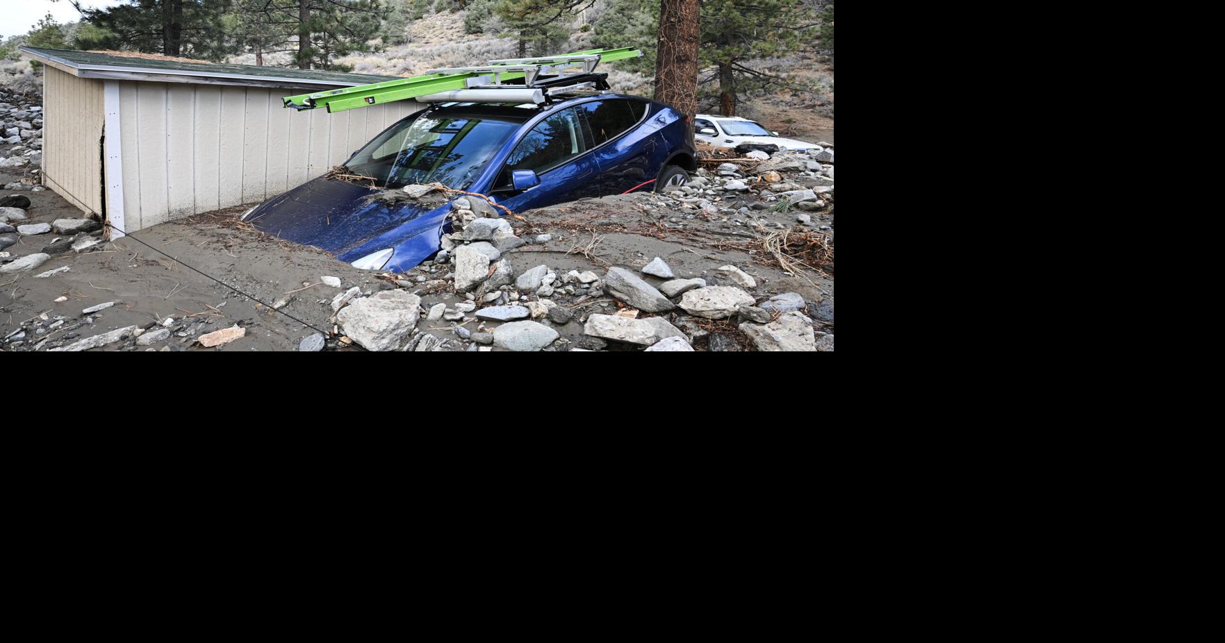 California's intense winter storms turned some roads into rivers of mud ...