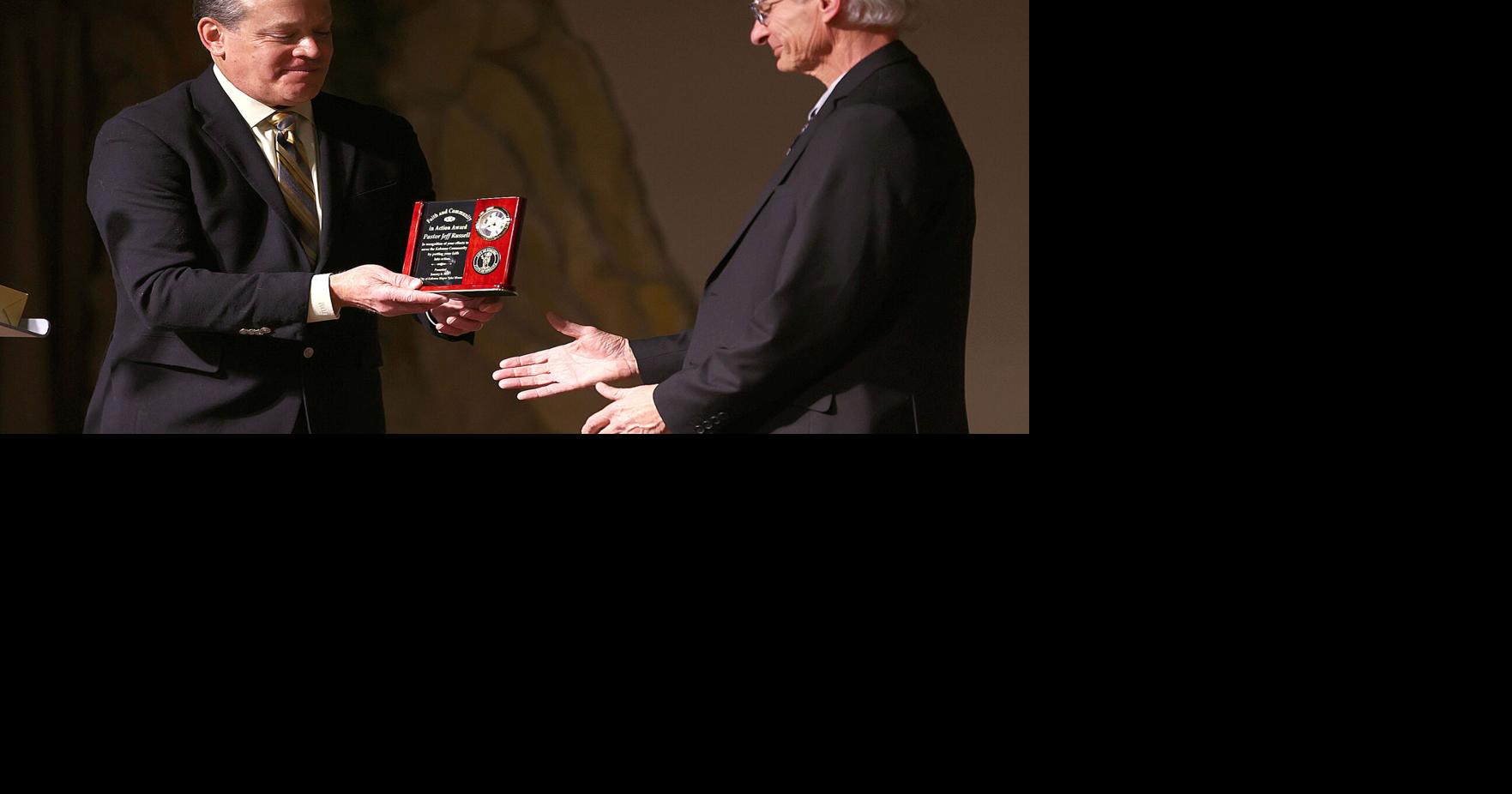Pastor Jeff Russell receives Faith and Community in Action Award ...
