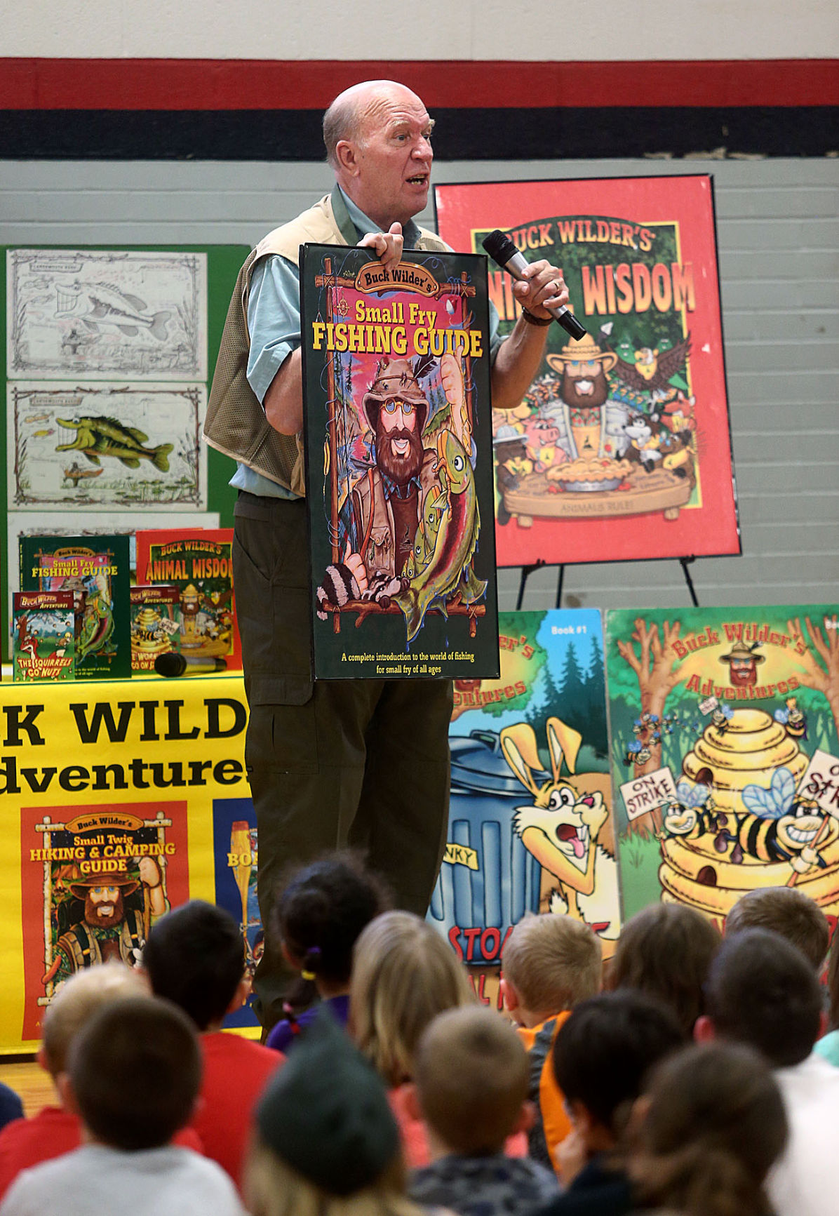Author Buck Wilder gives Taylor Elementary students words of wisdom ...