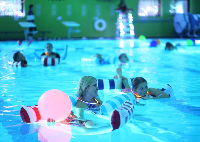 PHOTOS: Kokomo YMCA's glow swim and movie | News | kokomotribune.com