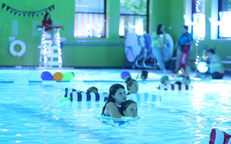 PHOTOS: Kokomo YMCA's glow swim and movie | News | kokomotribune.com