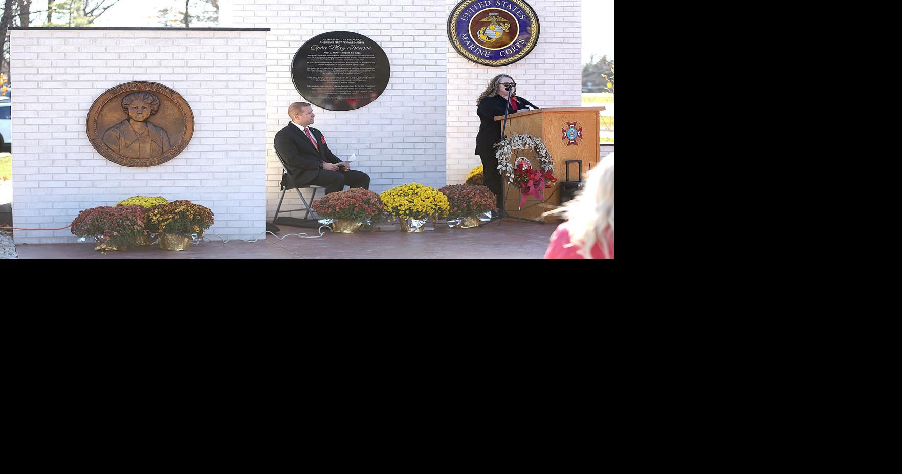 Veterans Day: Opha May Johnson Memorial Dedication | News ...