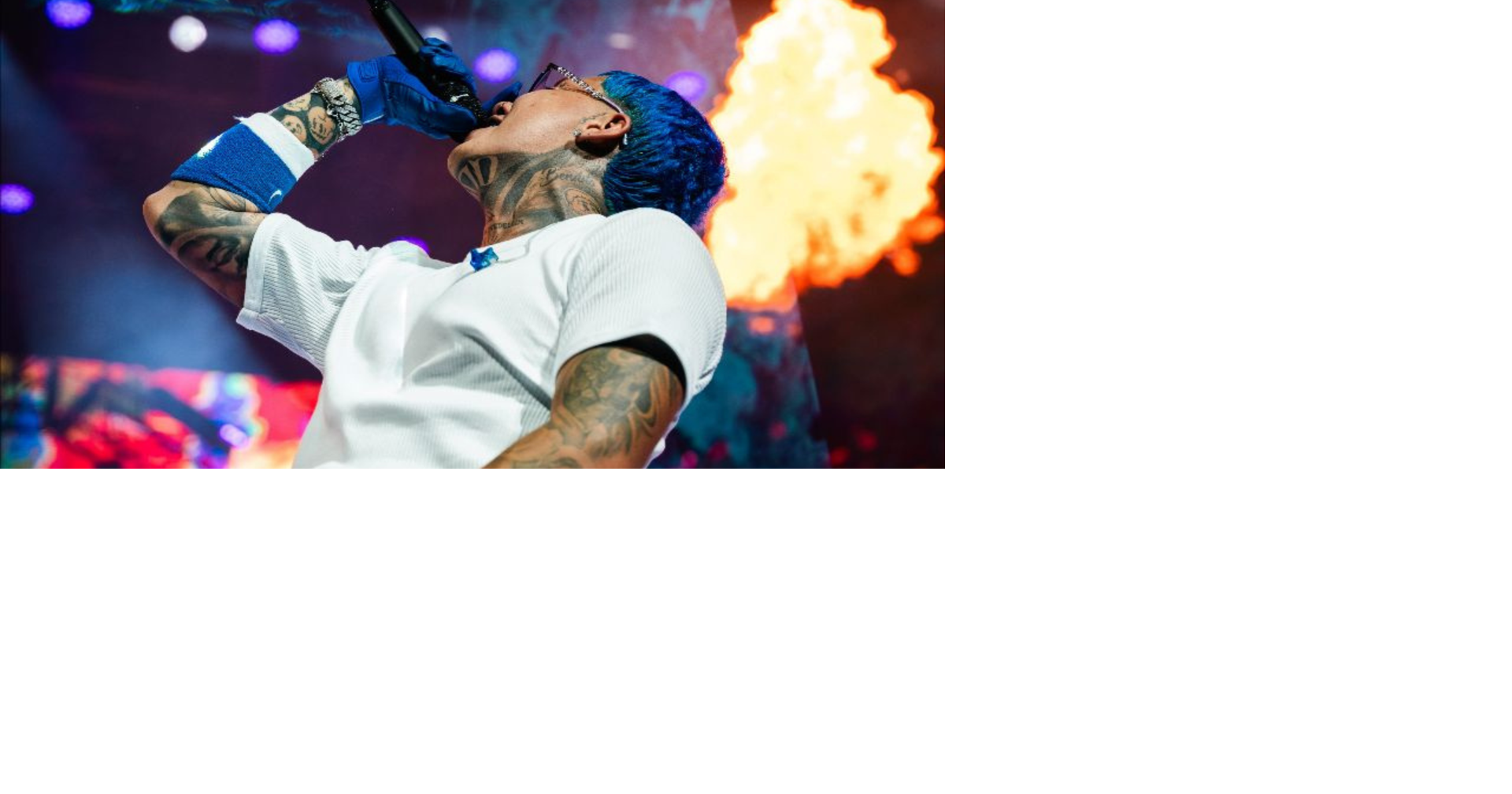Blessd se presenta en emblemático escenario de la ciudad de Medellín ...