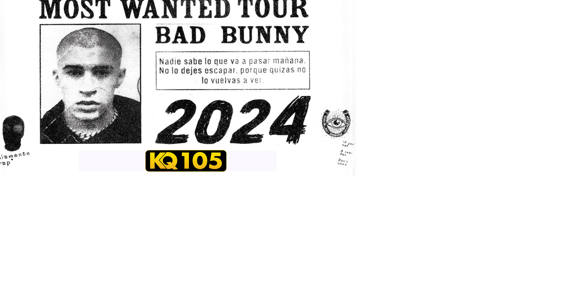 KQ 105 FM te lleva a "Most Wanted Tour” | Bad Bunny | Concursos | kq105.com
