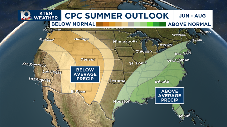 NOAA releases 2024 summer outlook | Weather News | kten.com