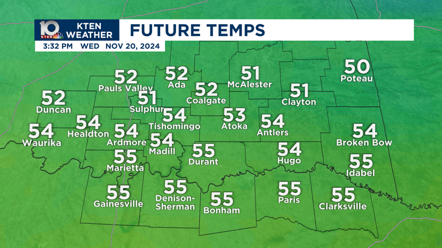 Big temperatures changes are on the way | Weather | kten.com