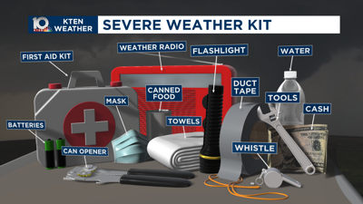 How to be severe weather prepared this spring | Weather | kten.com