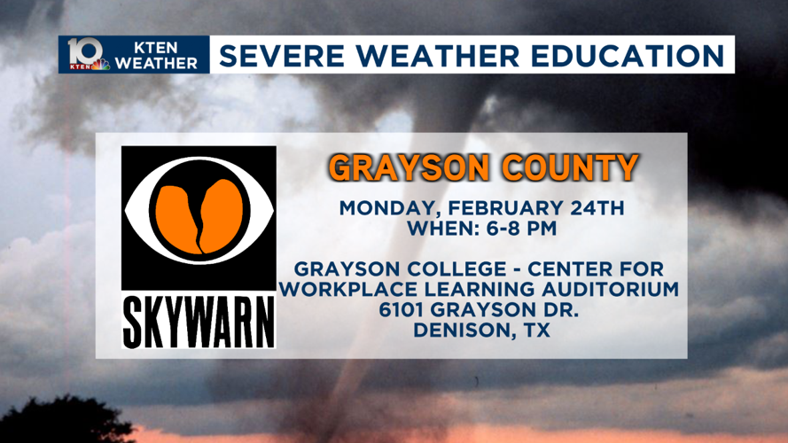 Severe weather education classes in Texoma | Weather | kten.com
